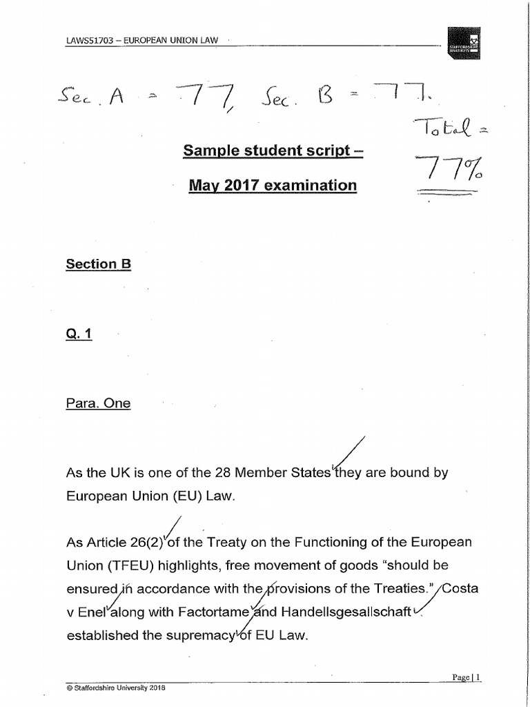 Sample Student Script ... May 2017 .... 77% | PDF