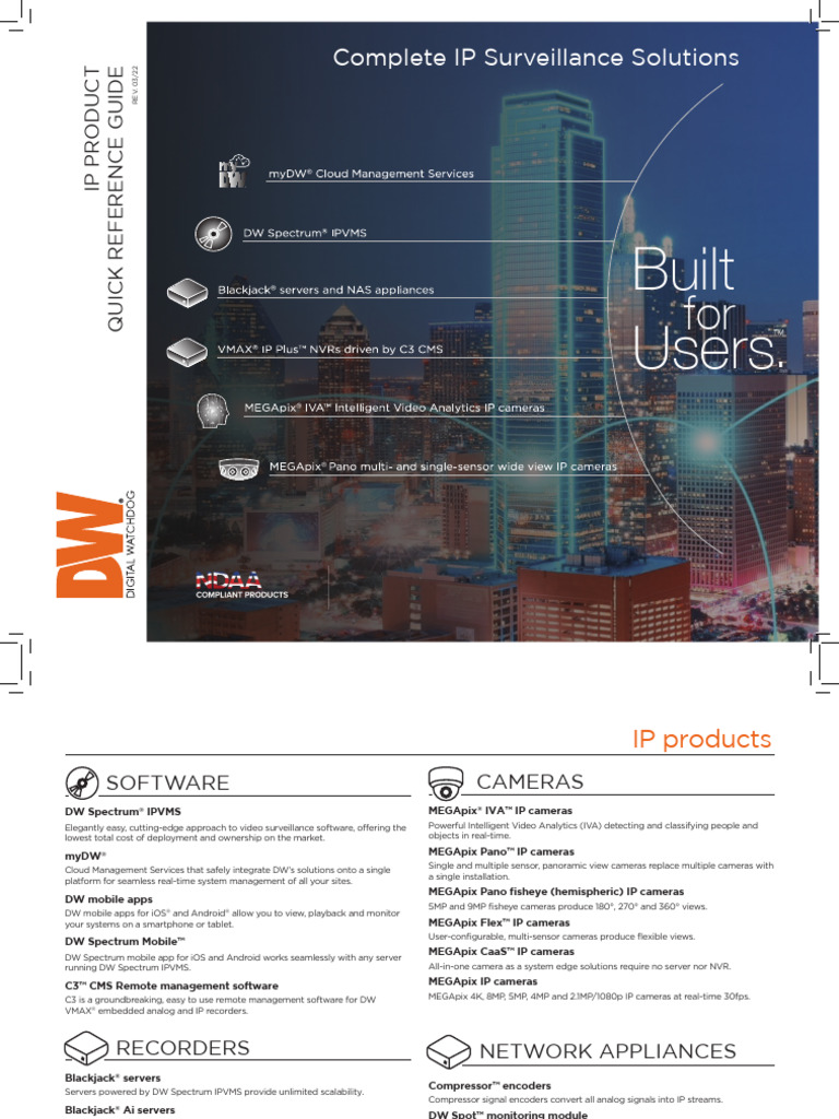 DW IP Catalog REV.022522 | PDF | Solid State Drive | Cloud Computing