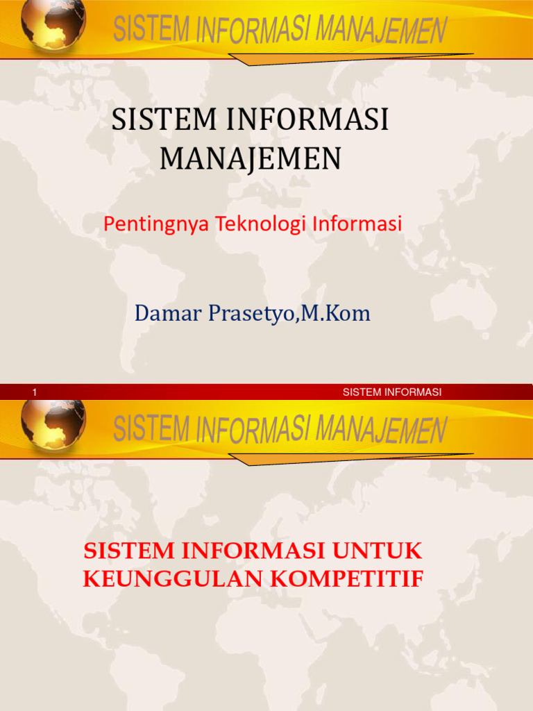 SIM Pertemuan 8-9-2022 | PDF | Bisnis | Komputer