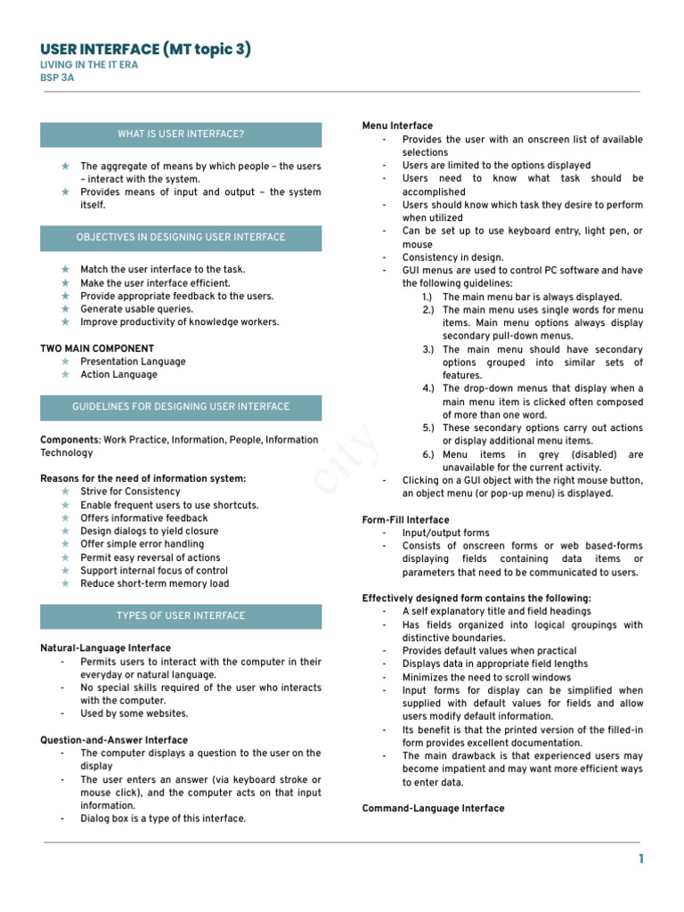 Living in The It Era: User Interface | PDF | Menu (Computing ... Living in The It Era: User Interface | PDF | Menu (Computing ...