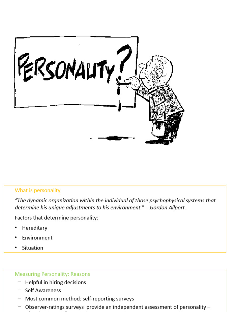 Evaluating Personality - Applied Models | PDF