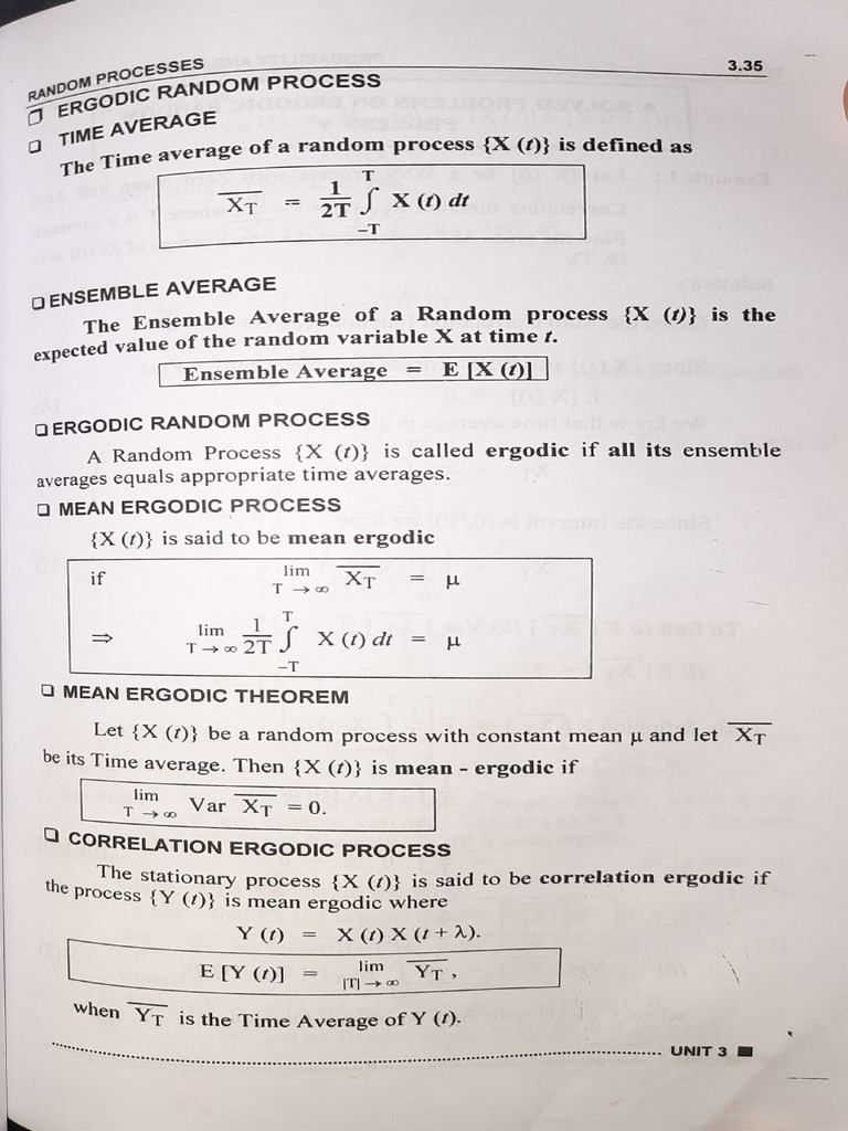 ERGODIC random process | PDF ERGODIC random process | PDF