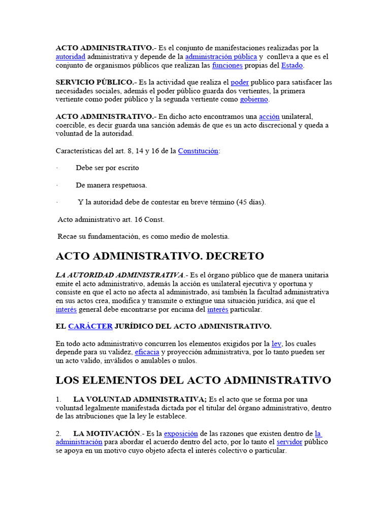 Acto Administrativo | PDF | Judicaturas | Sentencia (ley)