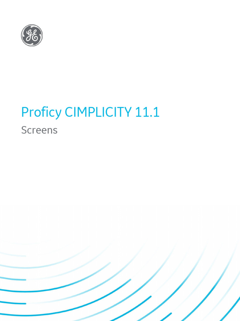 Bm Cimplicity Screens Master | PDF | Programmable Logic Controller | Window (Computing)