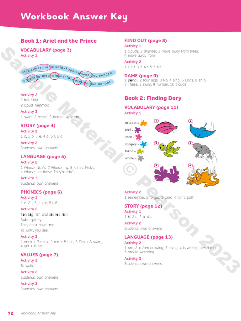 Monsters University L2 - Answer Key | PDF