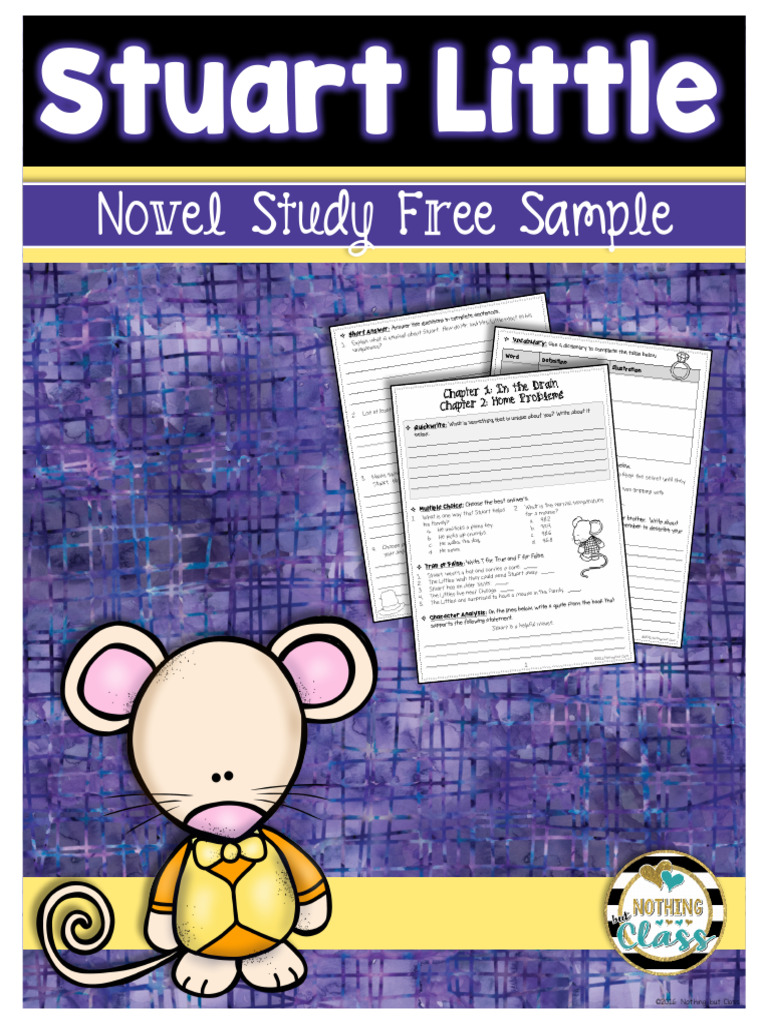 Novel Study Free Sample: Stuart Little | PDF