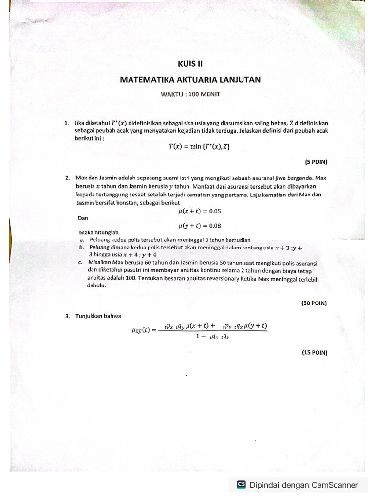 Kuis 2 Maktulan 2022 | PDF