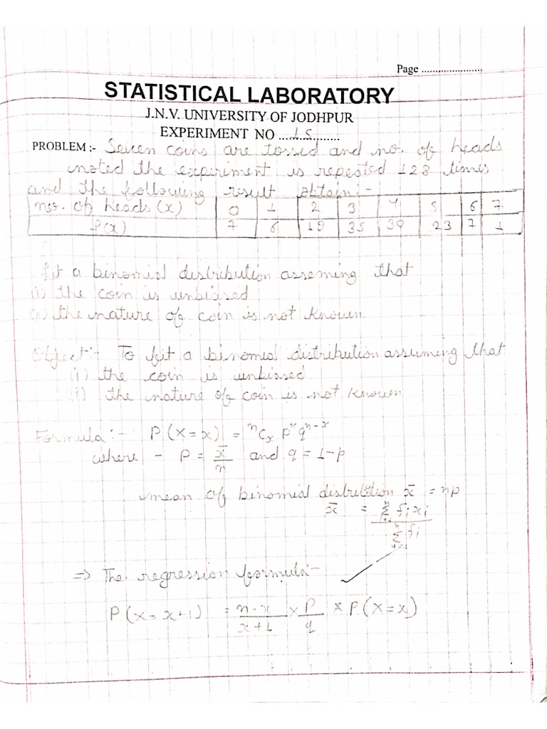 Statistics Practical of Distribution | PDF
