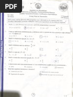 Exame de Matemática 2a Chamada 2023 | PDF | Matemática