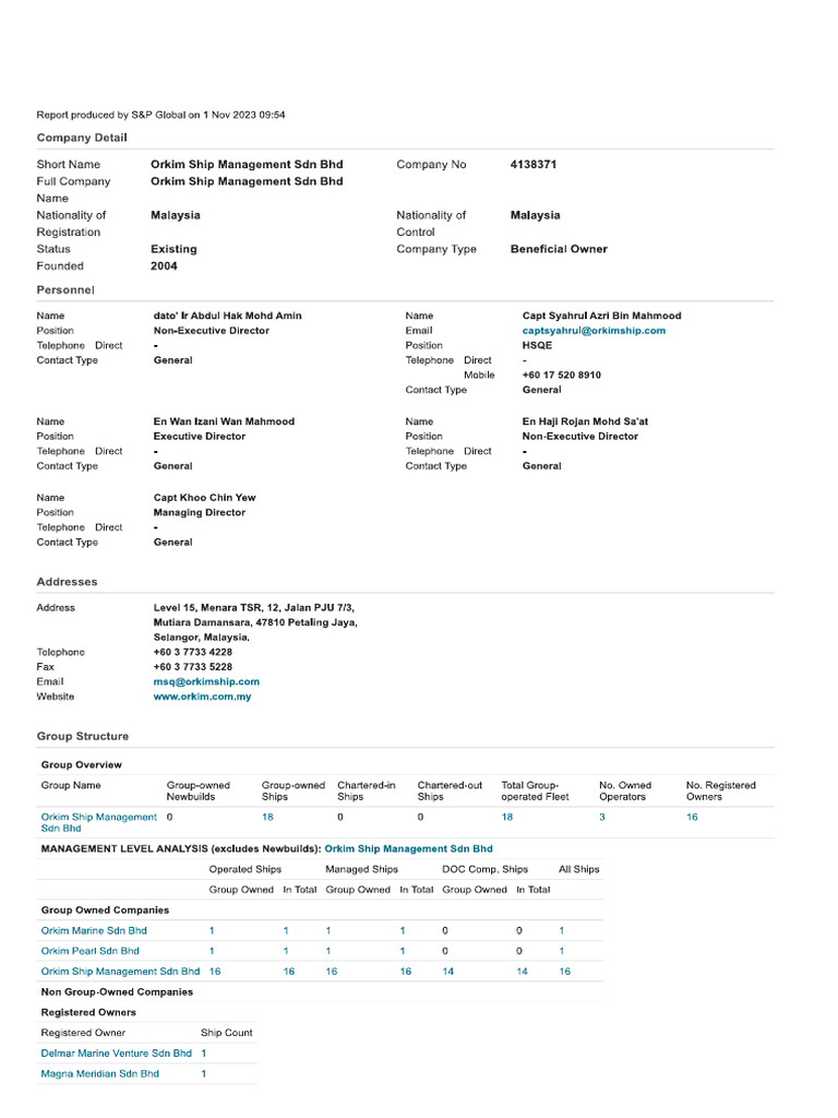 Owners Details | PDF
