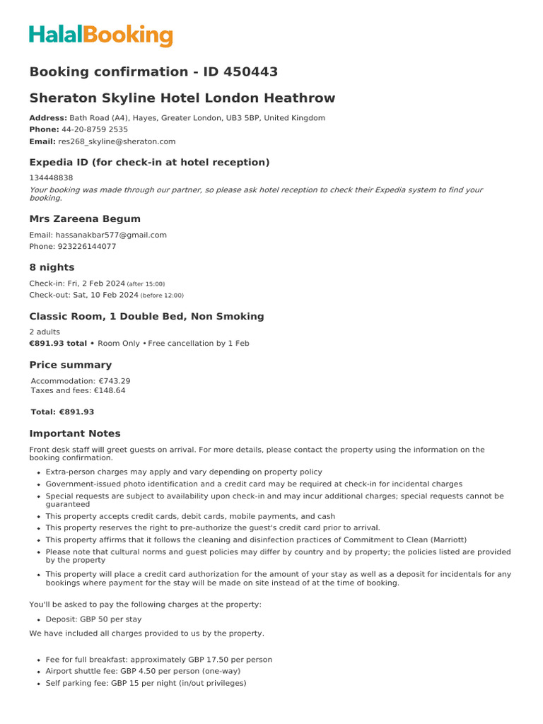 HOTEL BOOKING VOUCHER | PDF | Credit Card | Fee