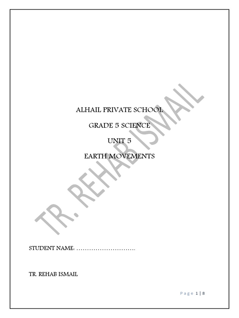 Earth Movement Revision Notes Pdf Planets Orbit