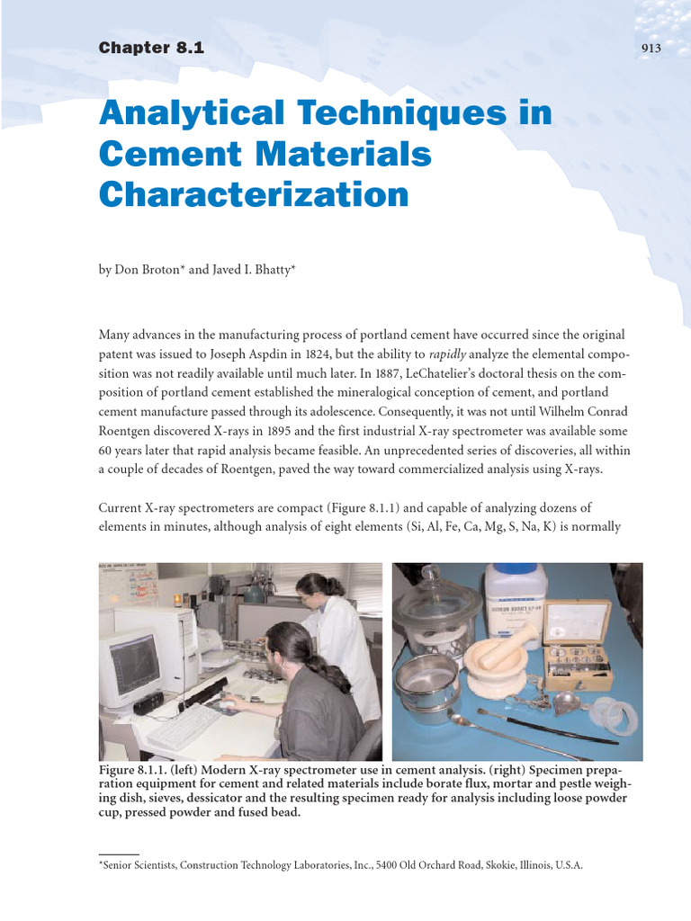 Analytical Techniques PDF | PDF | Electron | X Ray Crystallography