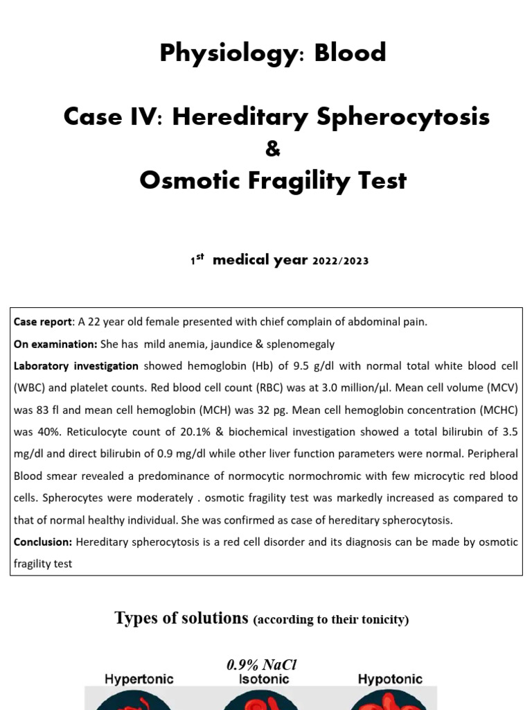 blood case 4 | PDF | Anemia | Red Blood Cell