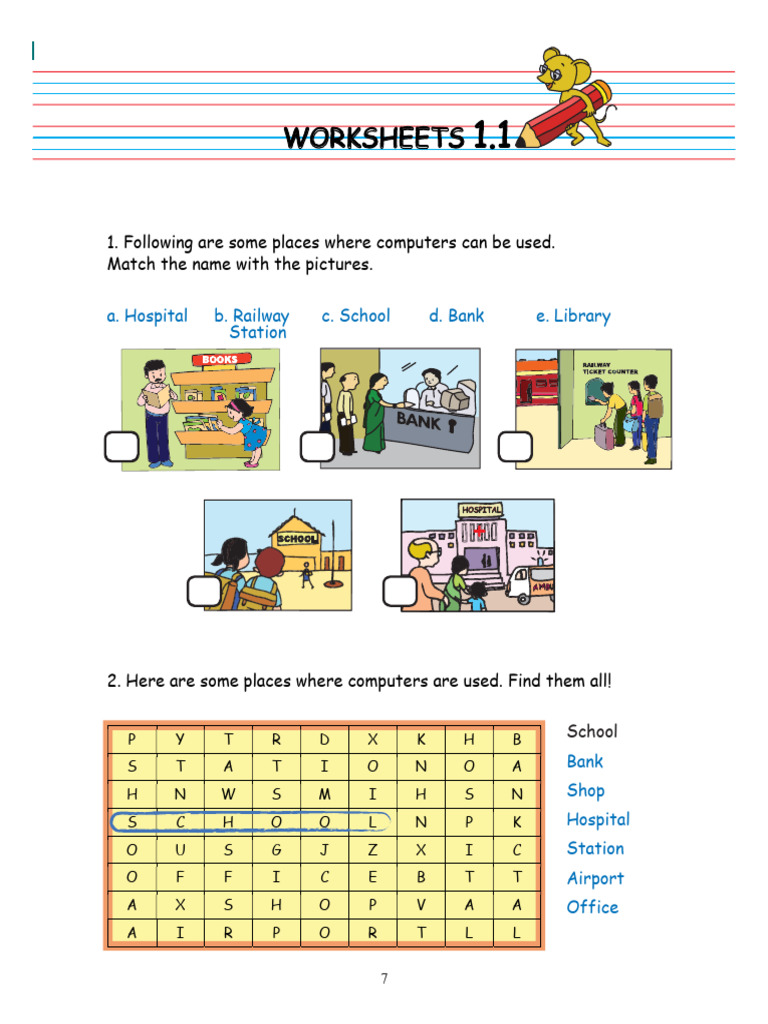 CM-1 Worksheets | PDF | Computer Keyboard | Icon (Computing)