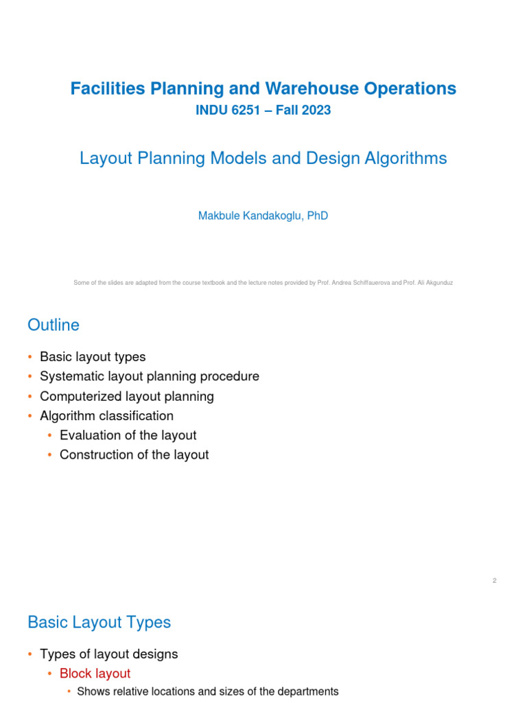 5 - Mathematical Models For Plant Layout I | PDF | Information | Matrix ...