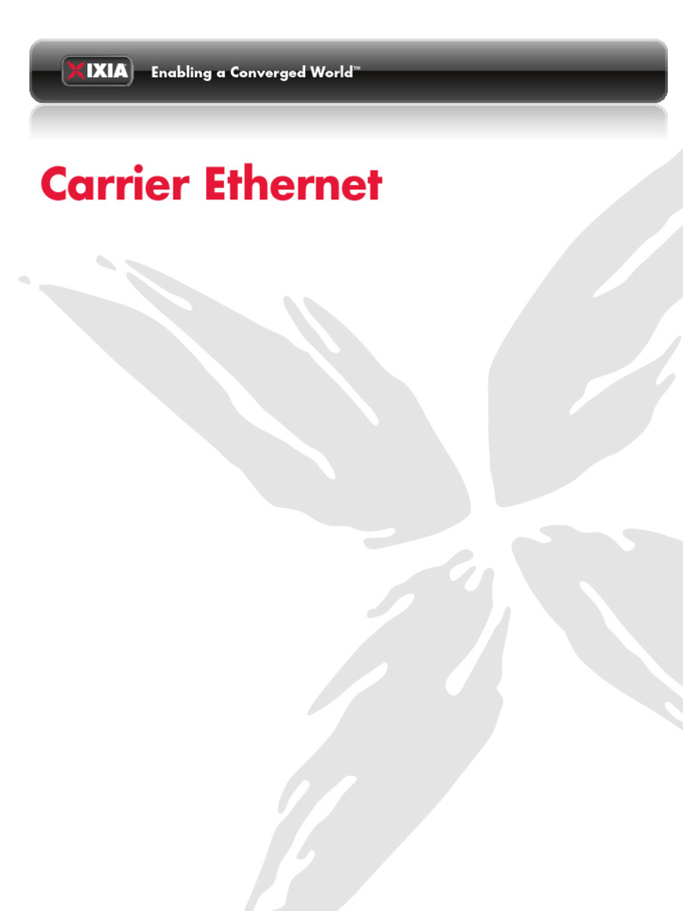 carrier_ethernet | PDF | Networking | Multiprotocol Label Switching