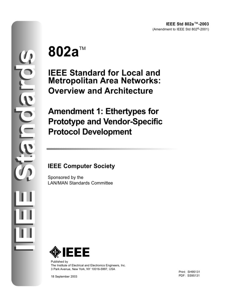 Amendment To IEEE STD 802 - 2001 | Download Free PDF | Computing | Network Protocols