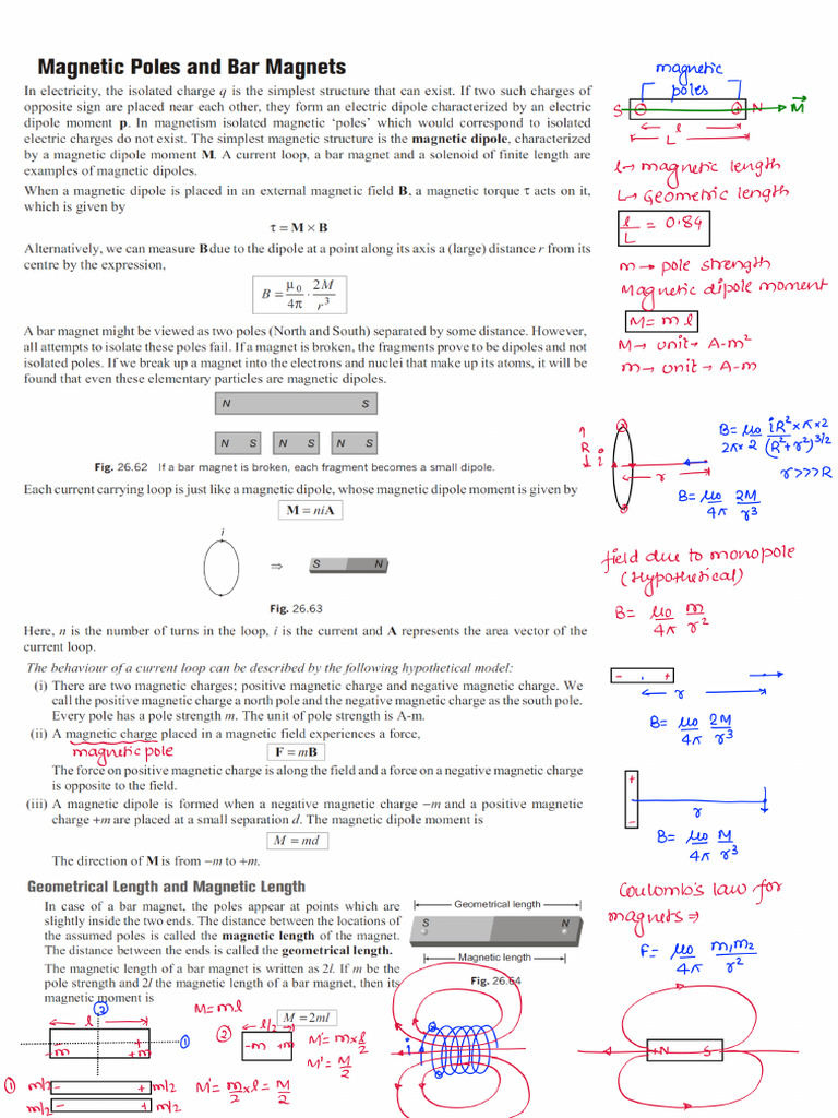 Ch 5 Permanent Magnet and Earth Magnet | PDF