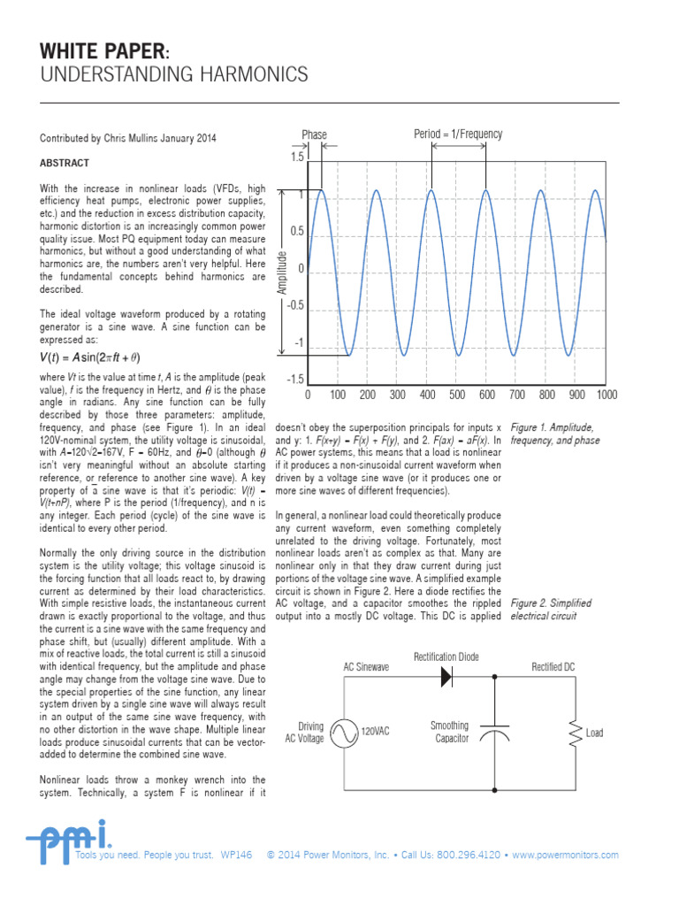 Understanding Harmonics | PDF | Rectifier | Amplitude