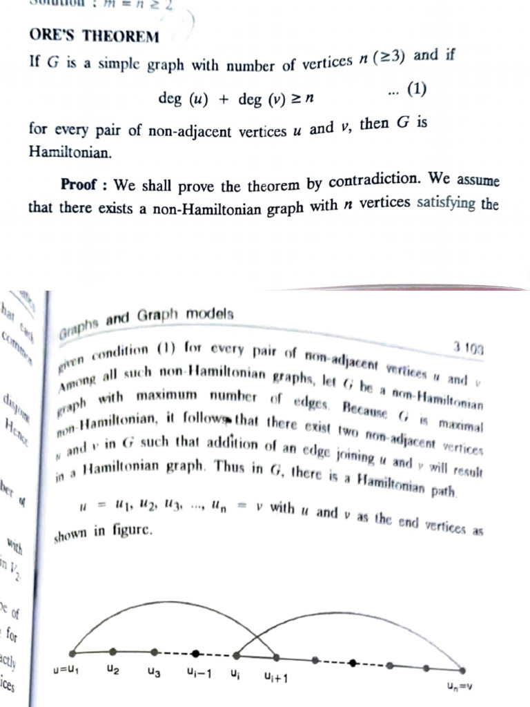 Ore Theorem | Download Free PDF | Vertex (Graph Theory) | Computational Complexity Theory
