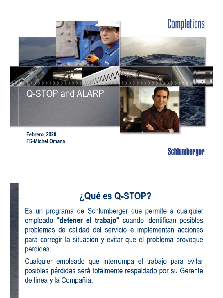 Implementación de Q-STOP en Schlumberger | PDF