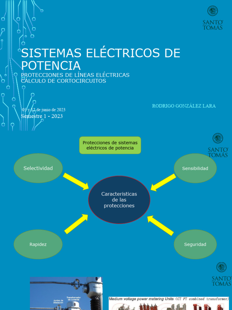 SEP 1-23 Cálculo de Cortocircuitos | PDF | Corriente eléctrica | Generador eléctrico
