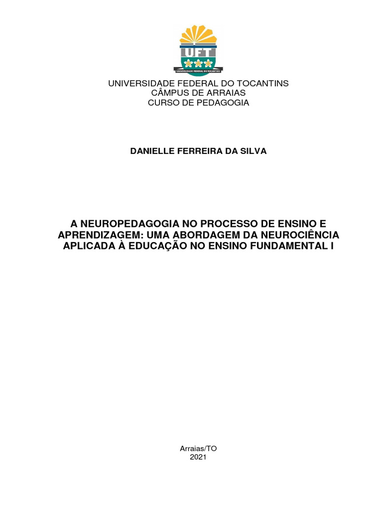 TCC - Monografia - Danielle Ferreira Da Silva | PDF