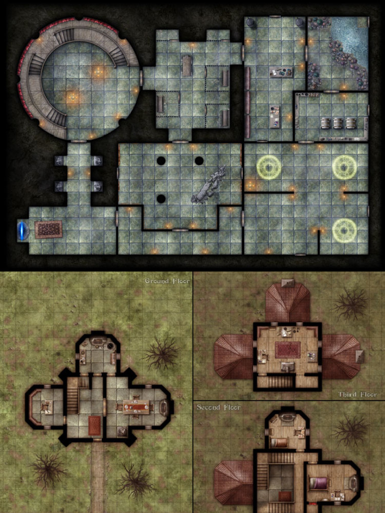 Lair Assault, Season 5 - Kill The Wizard Maps | PDF