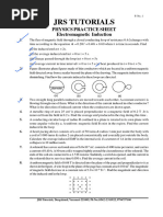 Worksheet of Electromagnetic Induction | PDF | Inductor ...