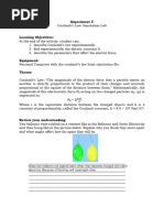 Lab 2-Coulombs Law PhET Simulation Analysis Activity Distance Learning ...