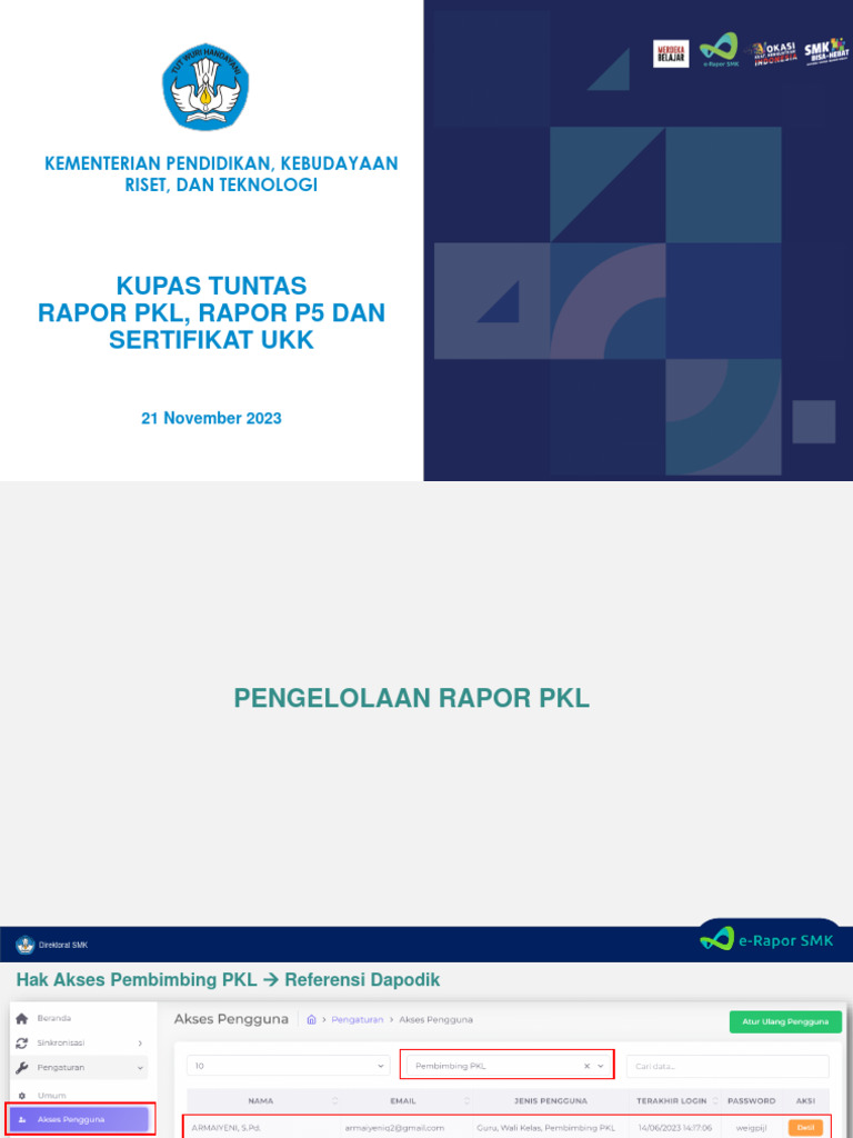 E Rapor SMK PKL P5 UKK | PDF