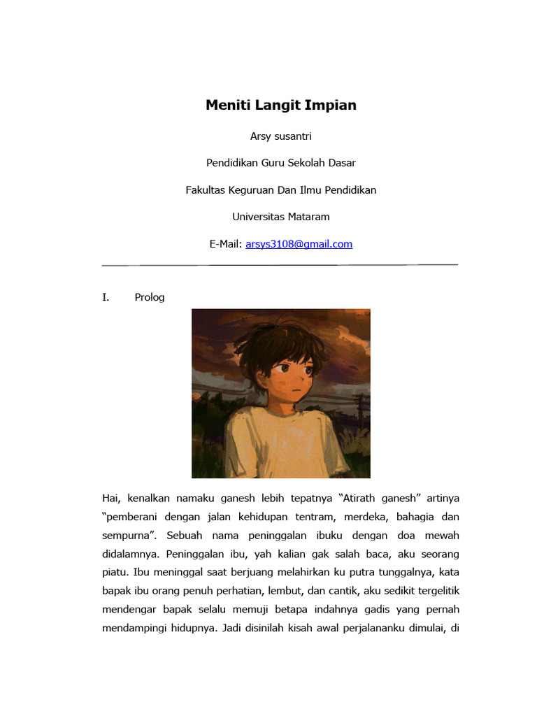 Meniti Langit Impian | PDF | Puisi