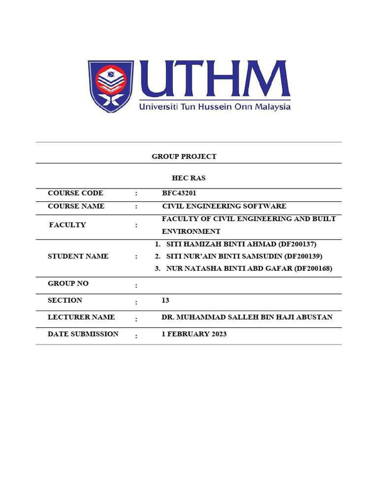 Report Hec Ras | PDF