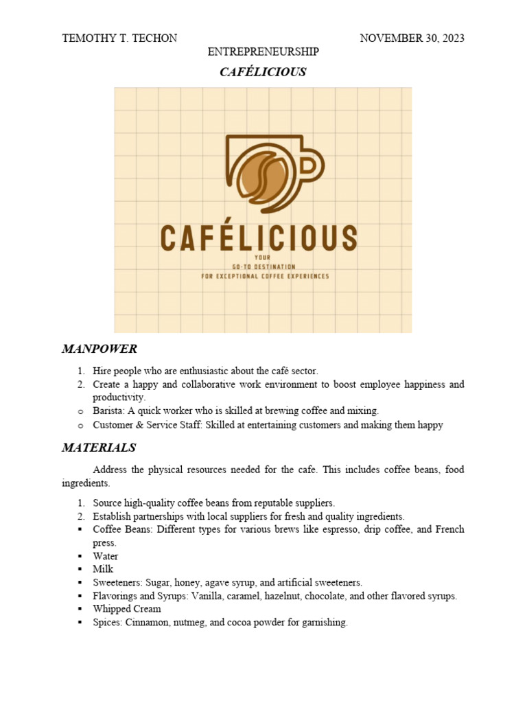 Ice Coffe (Prototype Tems) | PDF | Chocolate | Coffee