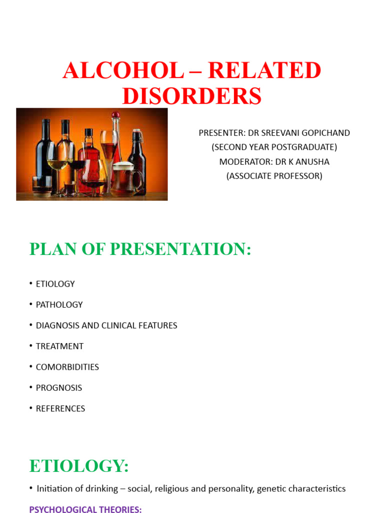 Alcohol - Related Disorders | PDF | Alcohol Intoxication | Clinical ...