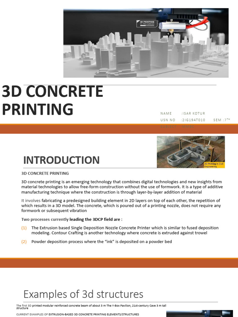 3d printing in architecture | PDF | Concrete | 3 D Printing