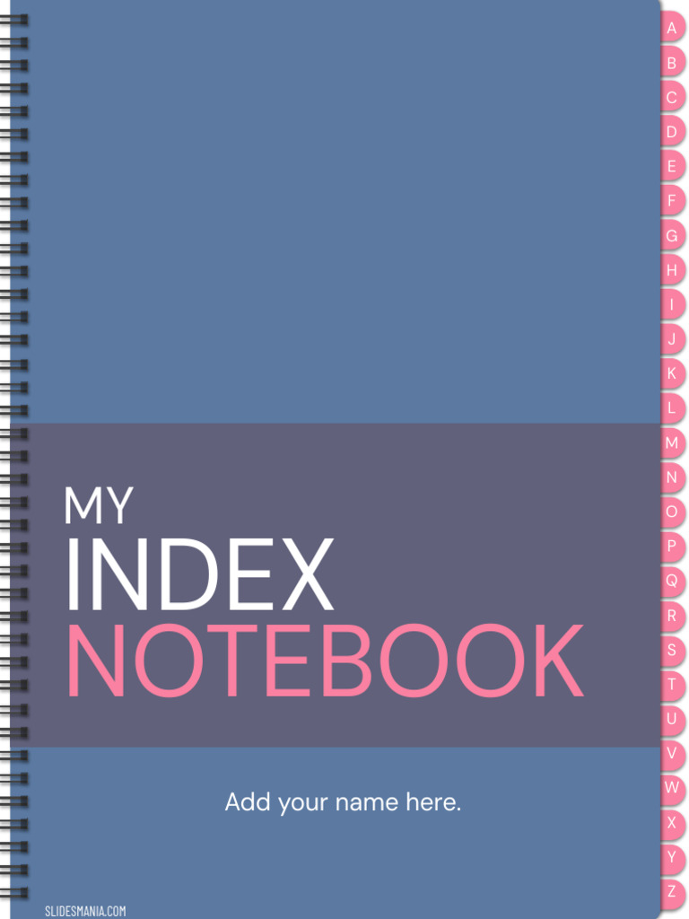 My Index Notebook SlidesMania | PDF | Computing | Office Suites