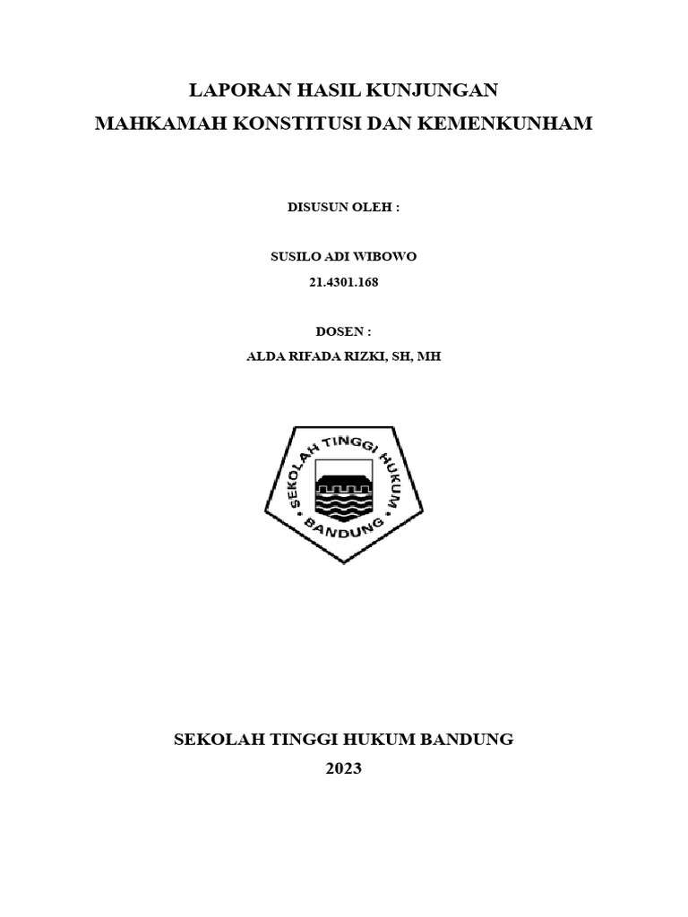 LAPORAN HASIL KUNJUNGAN | PDF