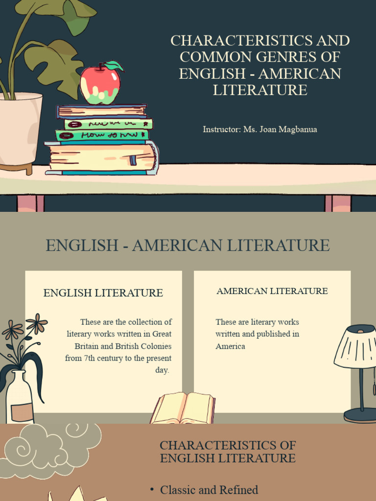 Common Genres of English - American Lit | PDF | English Literature ...