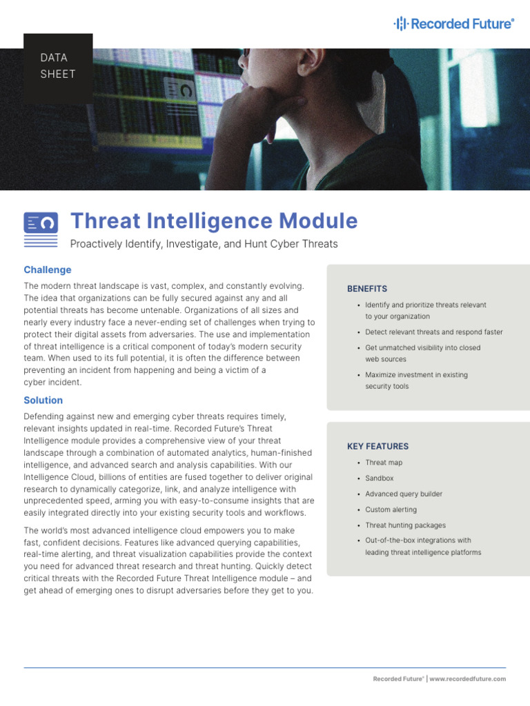 Threat Intelligence Module | PDF | Security | Computer Security