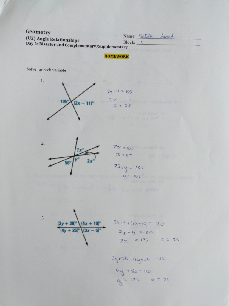 Geometry HW 13-10-22 | PDF | Geometric Measurement | Elementary Geometry