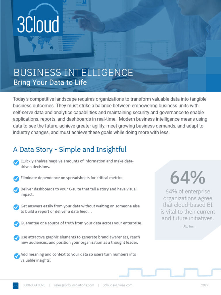 Modern Business Intelligence Solutions | PDF | Business Intelligence | Analytics