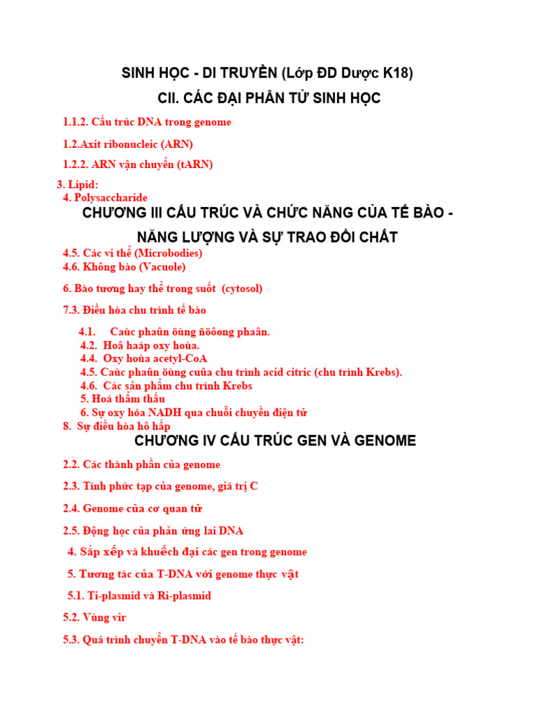 FILE 20220601 214308 Đề-cương-Dược-K18 | PDF
