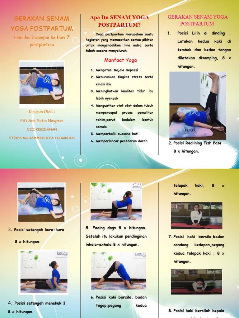 Leaflet Senam Yoga GBNGN | PDF