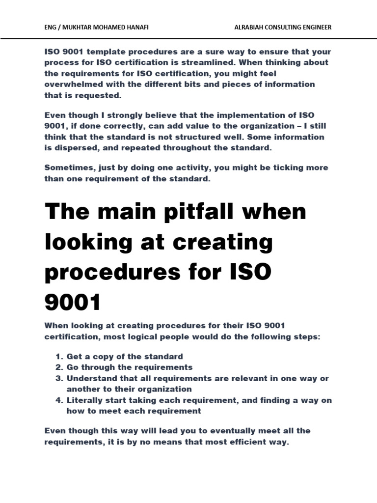 Purchasing ISO | PDF