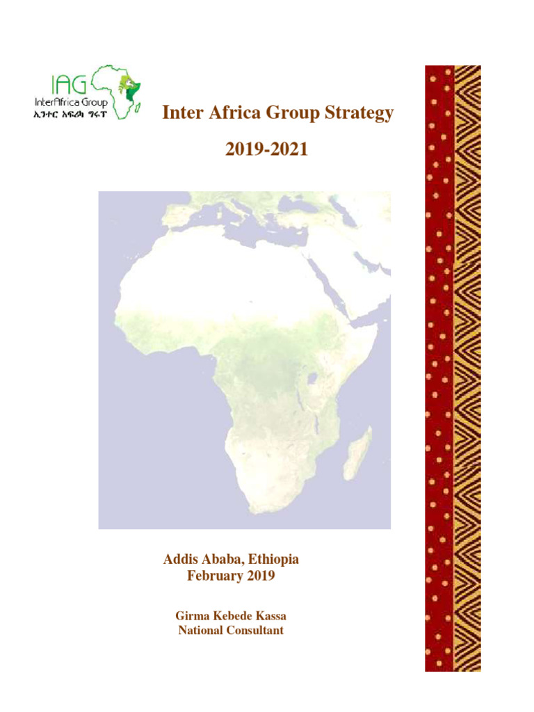 Inter Africa Group Strategy 2019-2021 | PDF | Governance | Peacebuilding