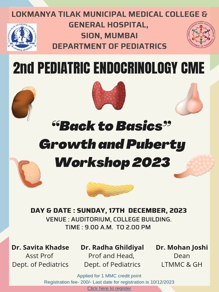 Pediatric Endocrinology CME 2023 | PDF | Human Life Stages | Clinical ...
