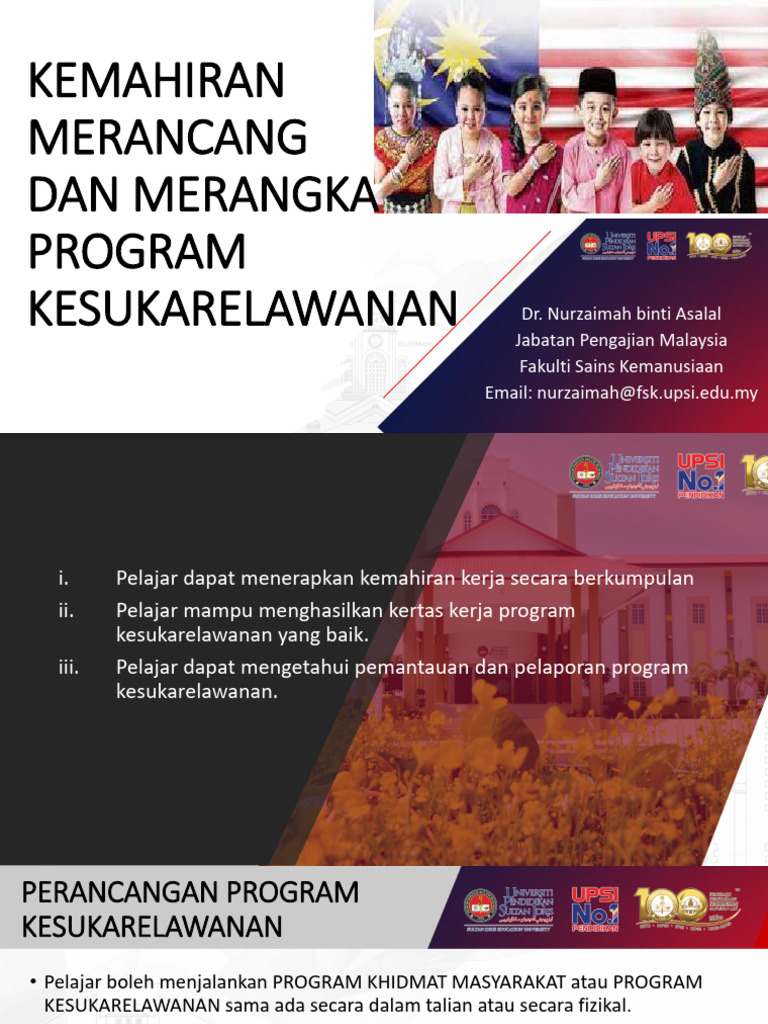 Minggu 6 - Kemahiran Merancang Dan Merangka Program Kesukarelawanan | PDF