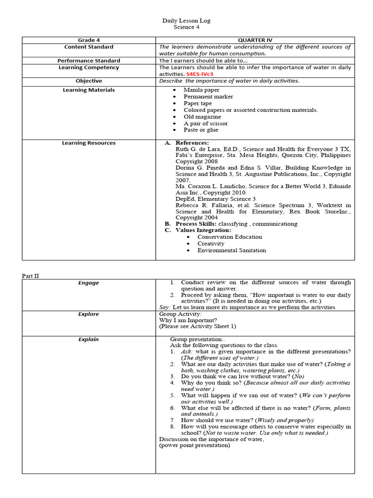 DLP Cot2 | PDF | Water | Science